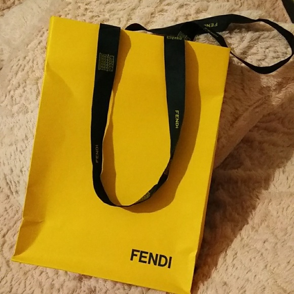 Fendi | Bags | Fendi Mini Paper Shopping Bag Authentic | Poshmark